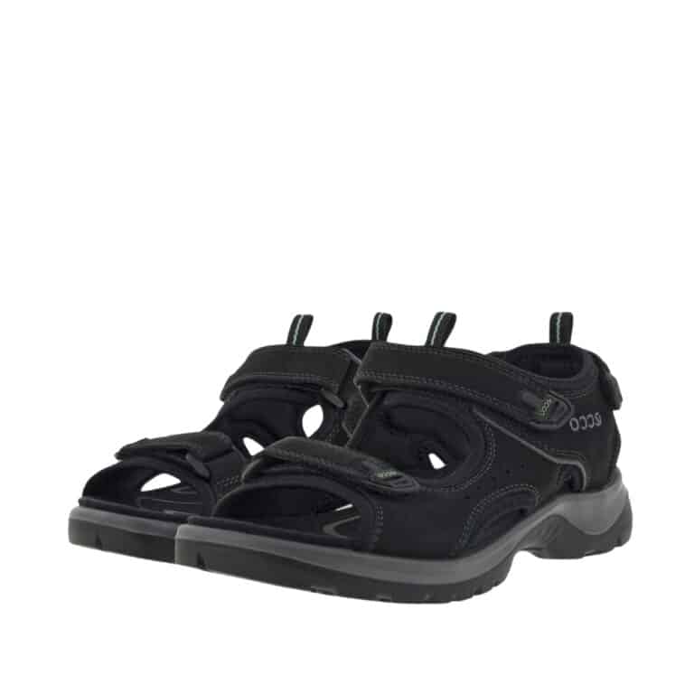 Ecco Offroad sandal dame sort | Lædersandal | Damkjær Sko