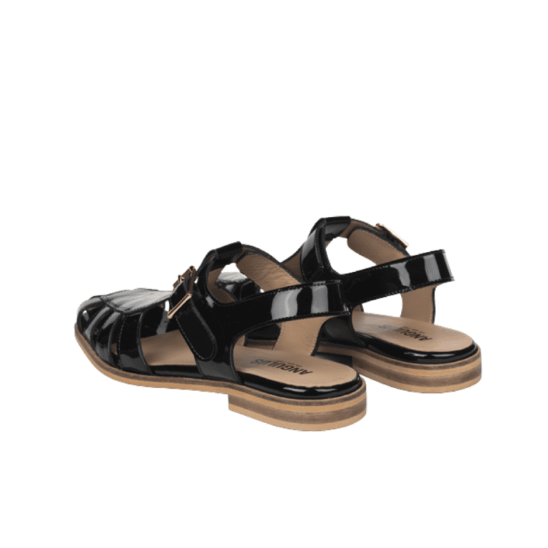 Angulus Sandal i Sort til Dame | 5730-101-2320 | Damkjær Sko
