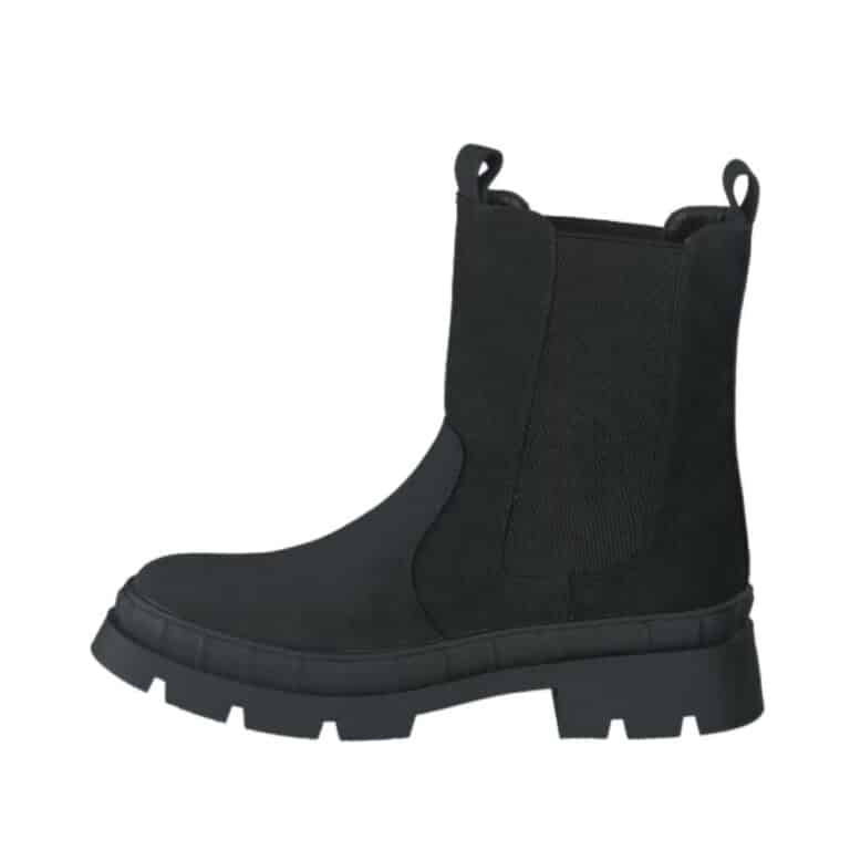 Duffy støvle sort til dame | Flot Chelsea støvle | Damkjær Sko