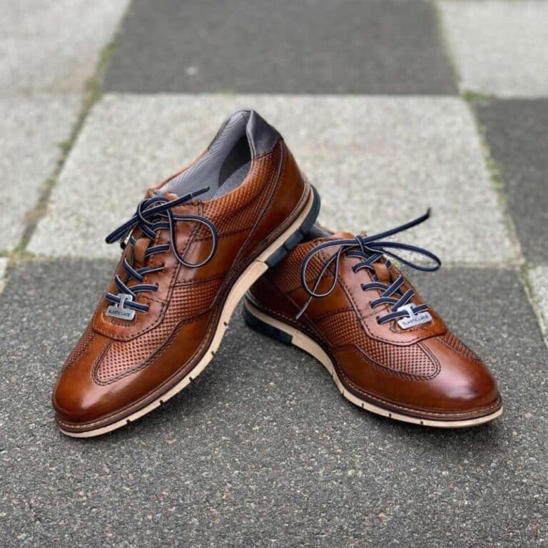Bugatti sneakers til herre i brun | ægte læder | Damkjær Sko
