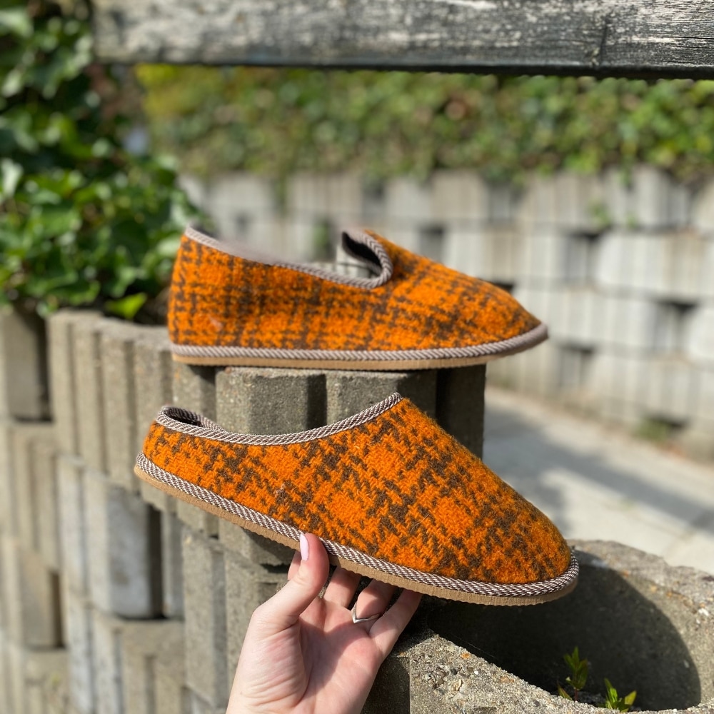 Shepherd hjemmesko uld herre | kameluld | Damkjær Sko