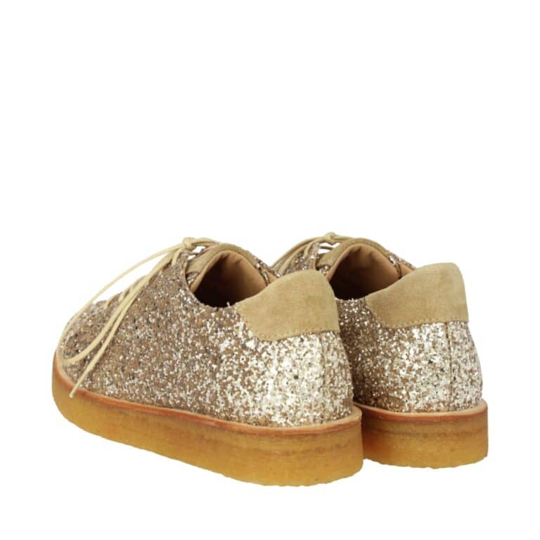 Angulus damesko i guld glimmer | 100% skind | Damkjær Sko