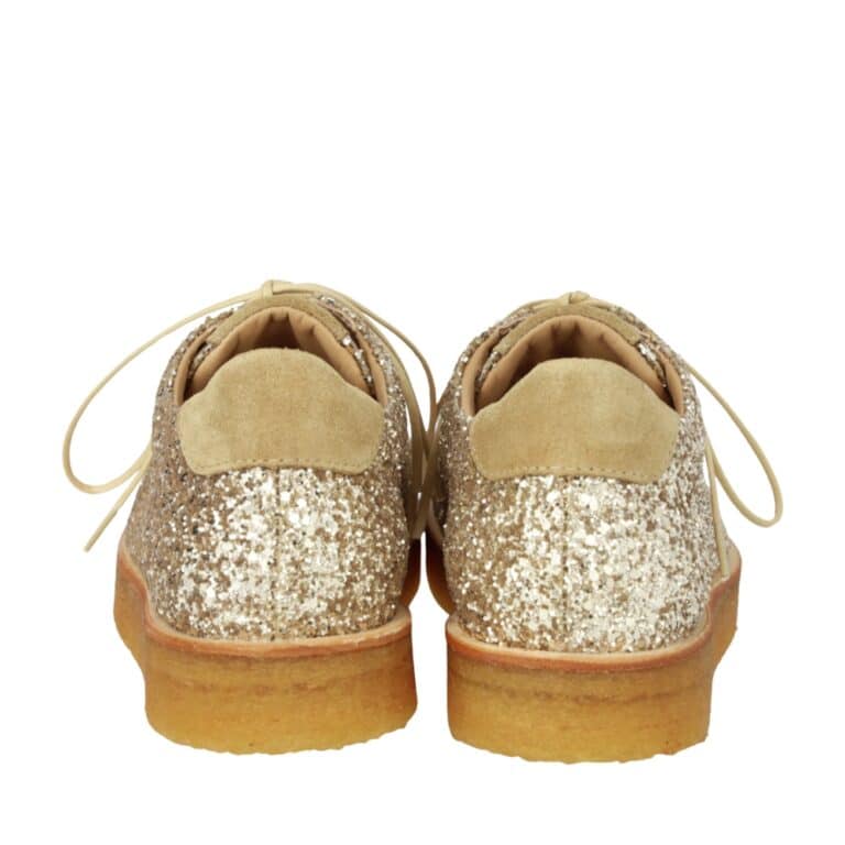 Angulus damesko i guld glimmer | 100% skind | Damkjær Sko
