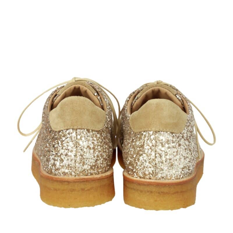 Angulus damesko i guld glimmer | 100% skind | Damkjær Sko