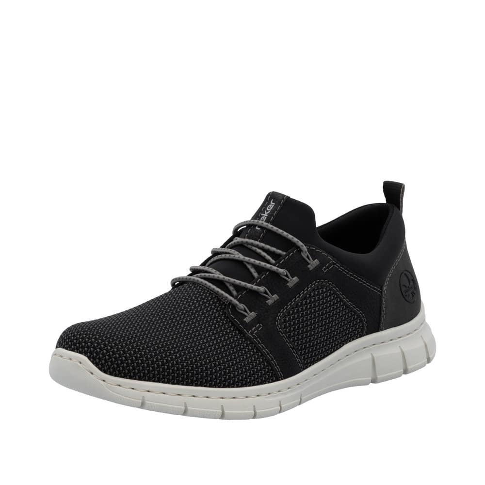 Rieker herresneakers i sort | Ekstra bredde (G) | Damkjær Sko