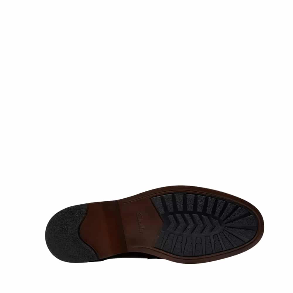 Clarks Aldwin Step loafers til herre | Brunt læder | Damkjær Sko