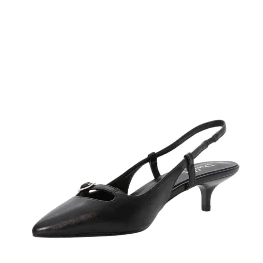 Duffy Pomezia Uno pumps i sort | Stilethæl | Damkjær sko