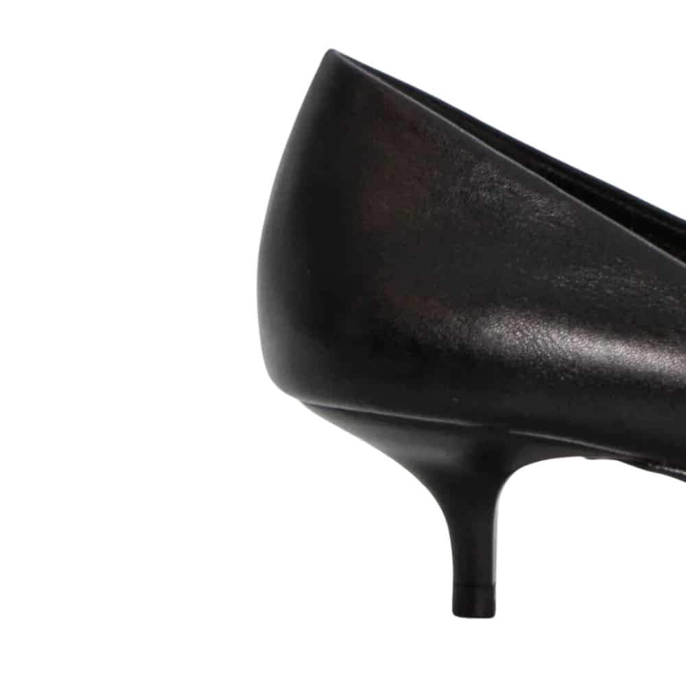 Duffy Salica Uno pumps i sort | Stilethæl på 4 cm | Damkjær sko