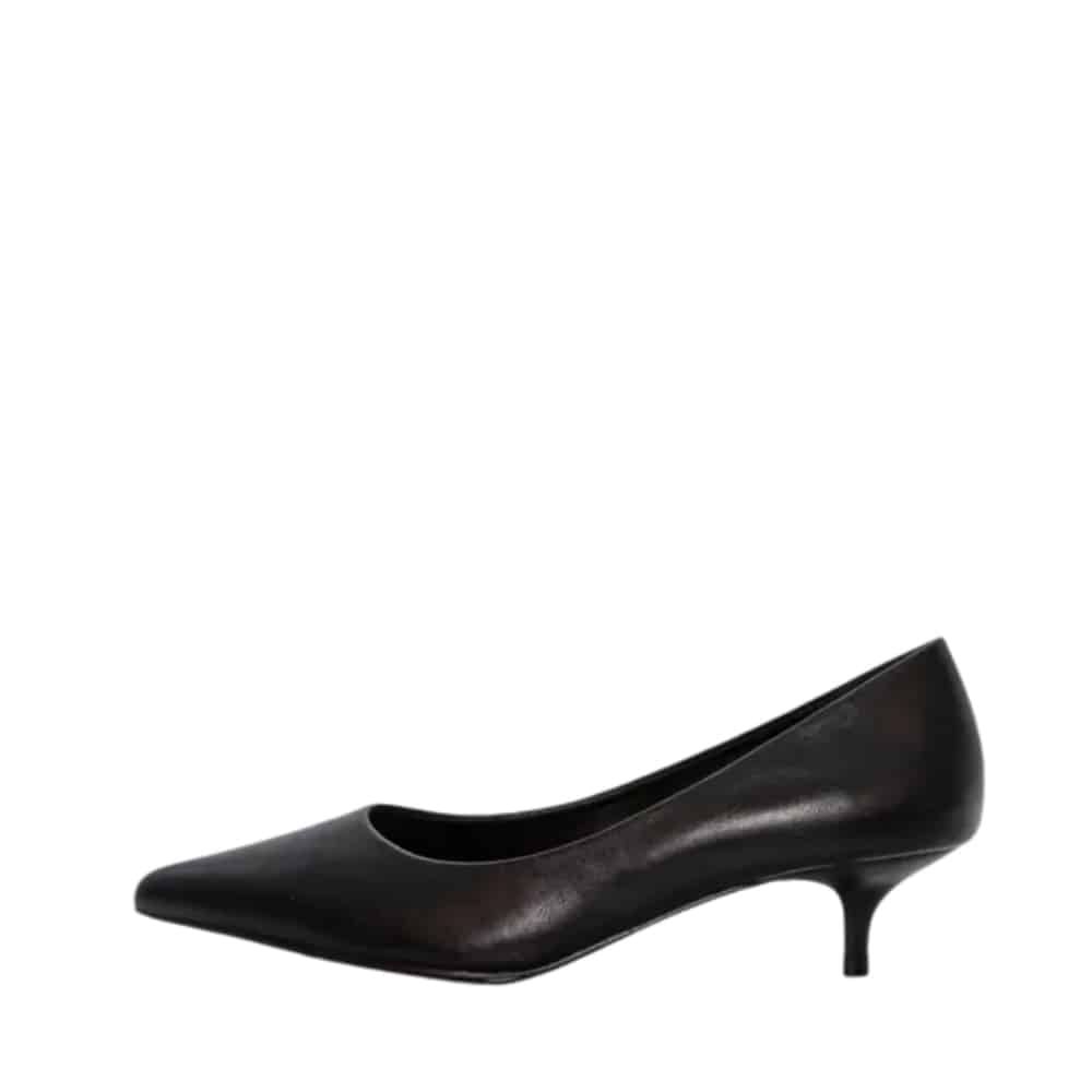 Duffy Salica Uno pumps i sort | Stilethæl på 4 cm | Damkjær sko