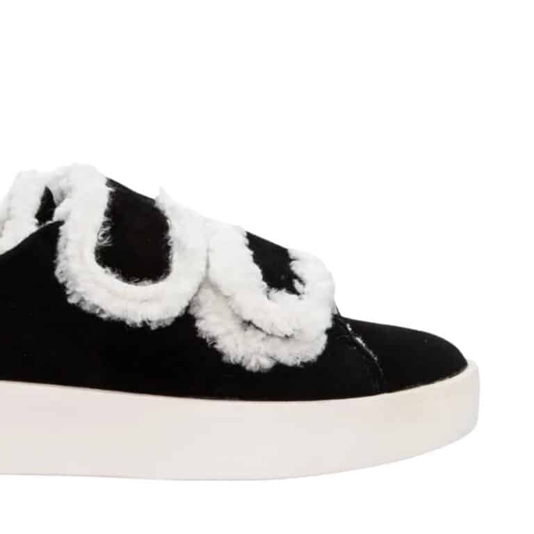Duffy Leuca Uno damesneakers i sort | Ruskind | Damkjær Sko
